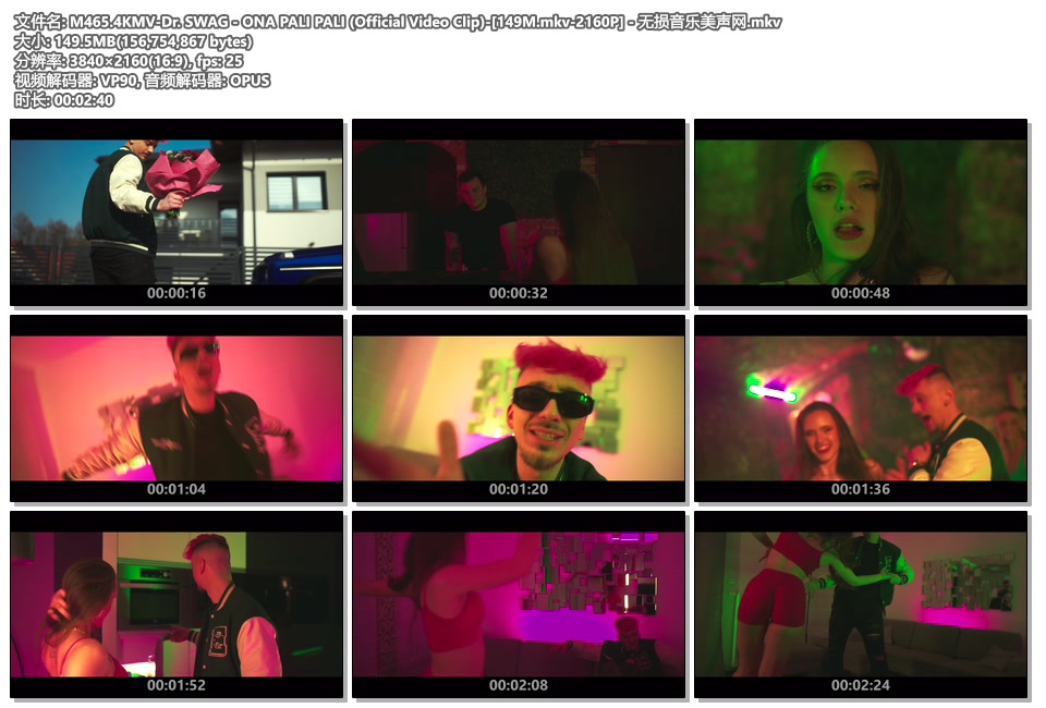 4KMV-Dr. SWAG - ONA PALI PALI (Official Video Clip)-[149M.mkv-2160P ...