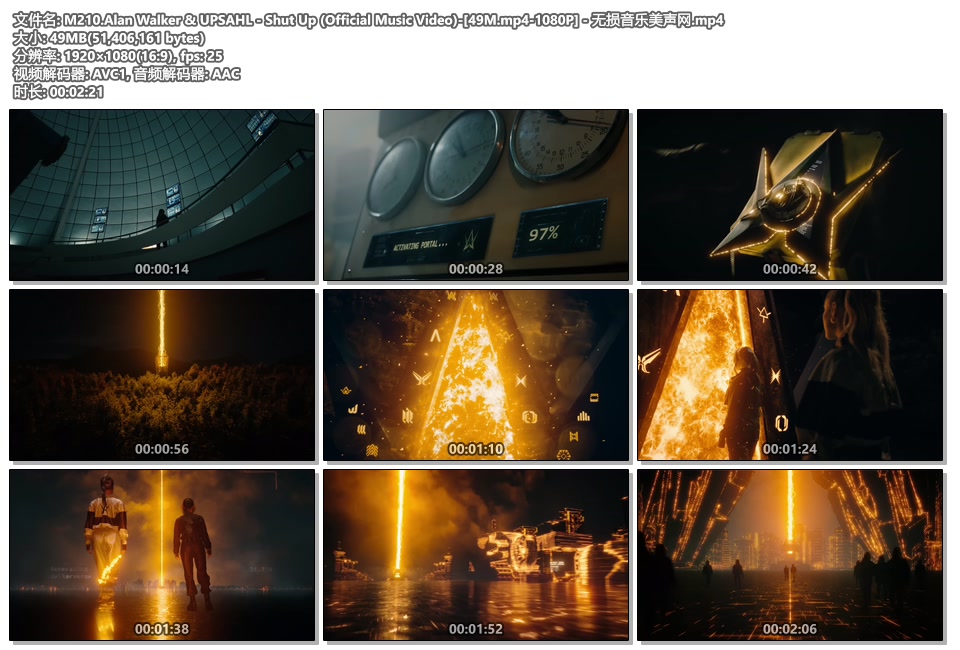 Alan Walker & UPSAHL - Shut Up (Official Music Video)-[49M.mp4-1080P ...