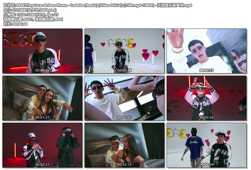 Yng Lvcas & Peso Pluma - La Bebe (Remix) [Video Oficial]-[75M.mp4-1080P ...
