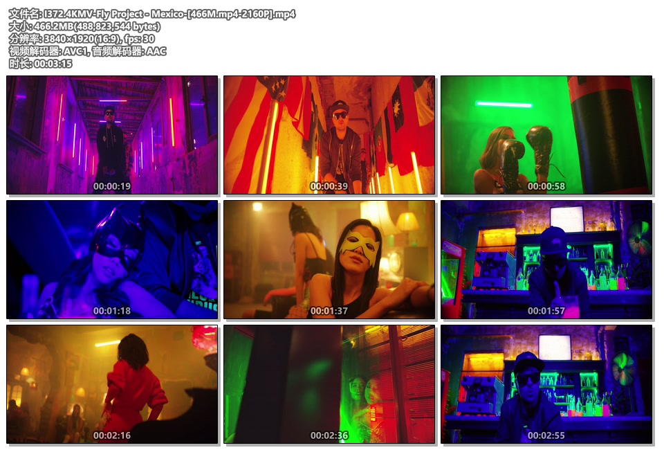 4KMV-Fly Project - Mexico-[466M.mp4-2160P] - 无损音乐美声网