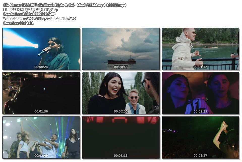 舞曲-Skrillex & Diplo & Kai - Mind-[116M.mp4-1080P] - 无损音乐_5.1声道音乐_4KMV_超 ...