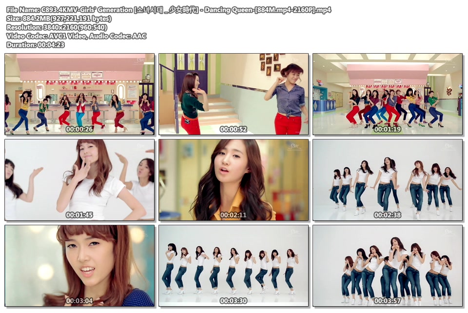 4KMV-Girls' Generation - Dancing Queen-[884M.mp4-2160P] - 无损音乐_5.1声道音乐 ...